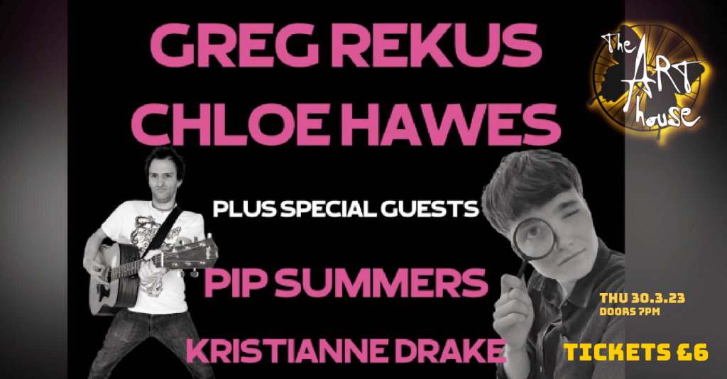 GIG UPDATE - Pip Summers & Kristianne Drake to support Greg Rekus ...